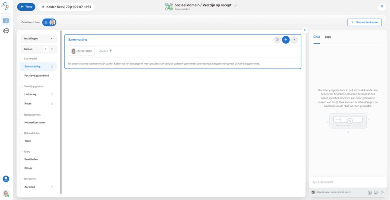 Board Welzijn op Recept - ZorgDomein