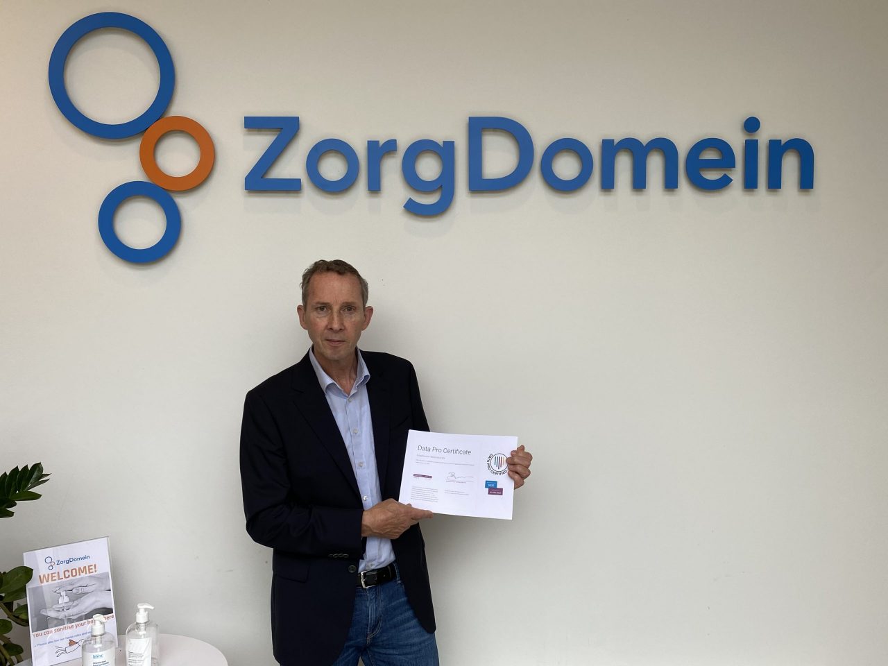 ZorgDomein is Data Pro gecertificeerd! - ZorgDomein
